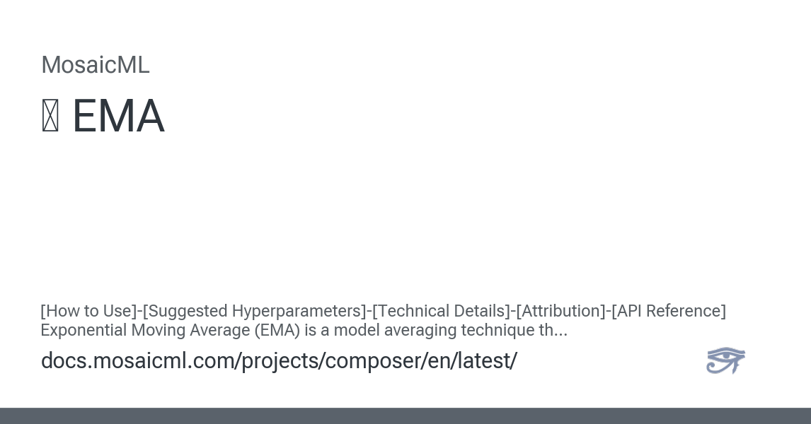 🚚 EMA - Composer