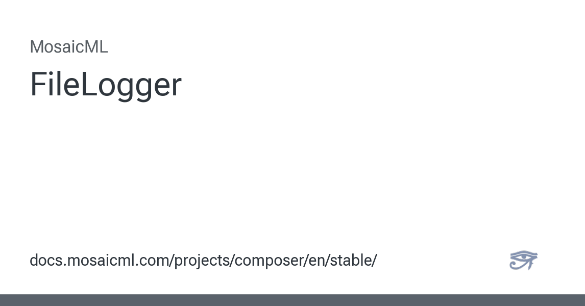 FileLogger - Composer