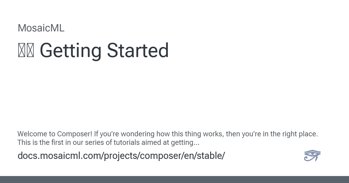 🖼️ Getting Started - Composer